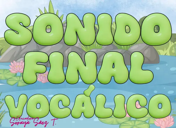 Sonido final vocálico | profe.social