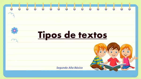 Identificar tipos de textos- Segundo Básico | profe.social