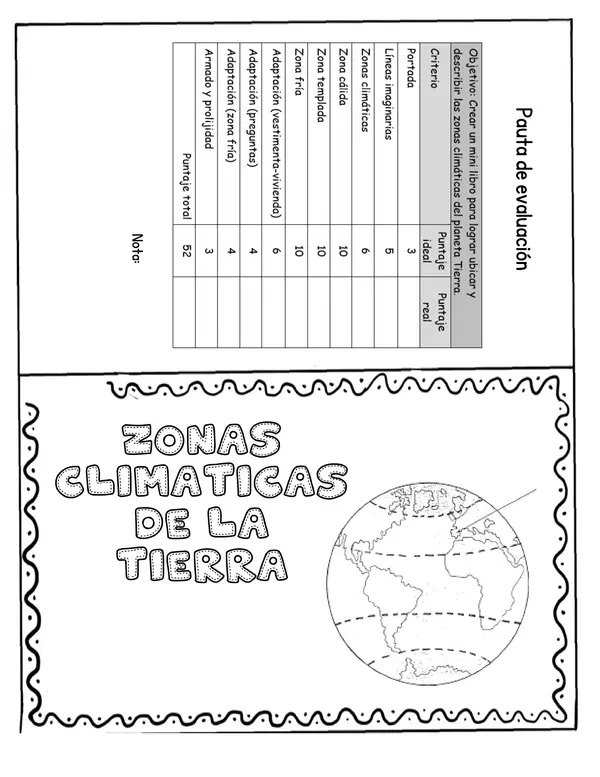Zonas climáticas. Libro de actividades | profe.social