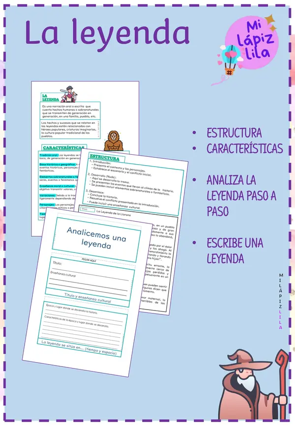 ANALIZANDO EL TEXTO DE UNA LEYENDA | profe.social