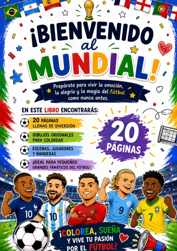 ⚽ Libro Mundial 2026 – ¡Sueña, juega y gana! | profe.social