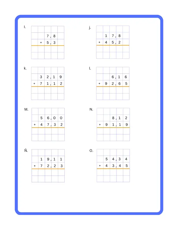 4° básico - Suma, resta y problemas con decimales | profe.social