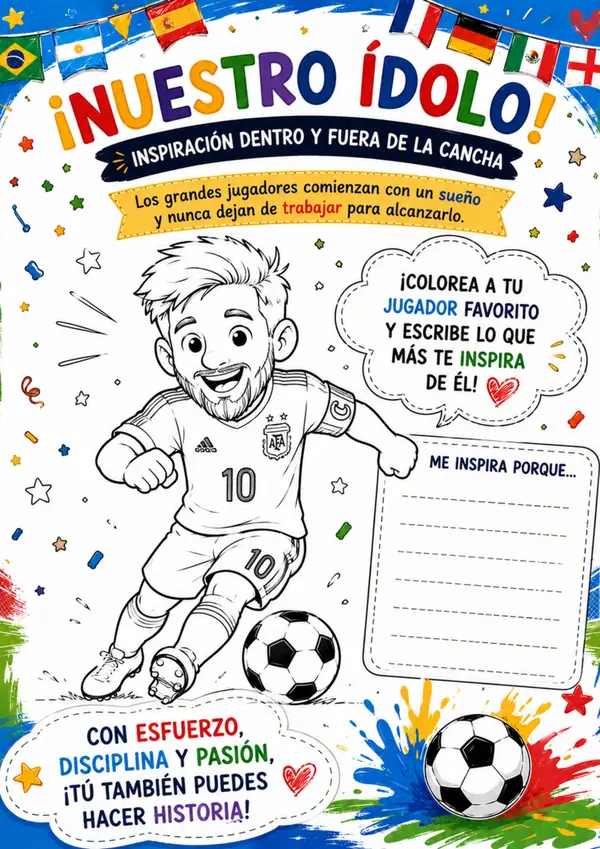 ⚽ Libro Mundial 2026 – ¡Sueña, juega y gana! | profe.social