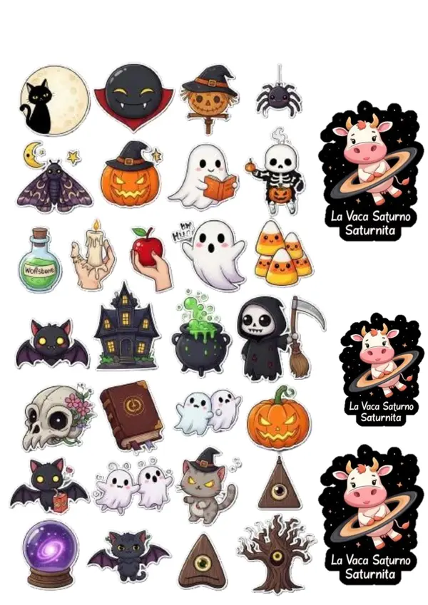 Sticker Halloween | profe.social