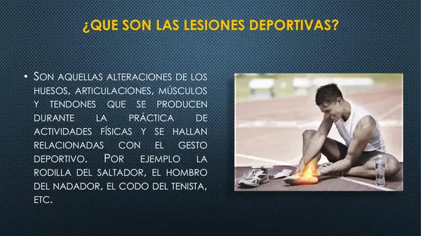 LESIONES DEPORTIVAS; "Prevenir antes que lamentar" | profe.social