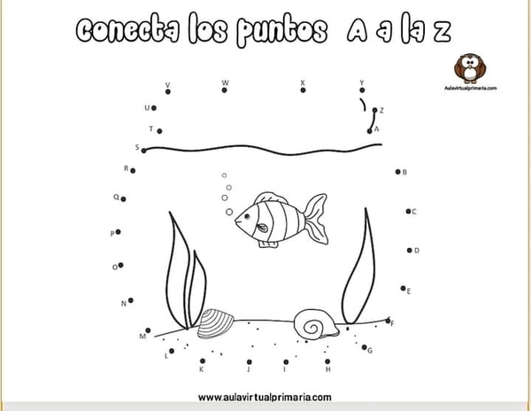 Conecta los puntos de la (a-z) | profe.social