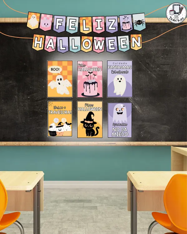 SET POSTERS HALLOWEEN | profe.social