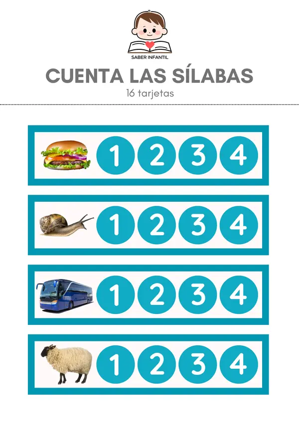 CUENTA LAS SÍLABAS | profe.social
