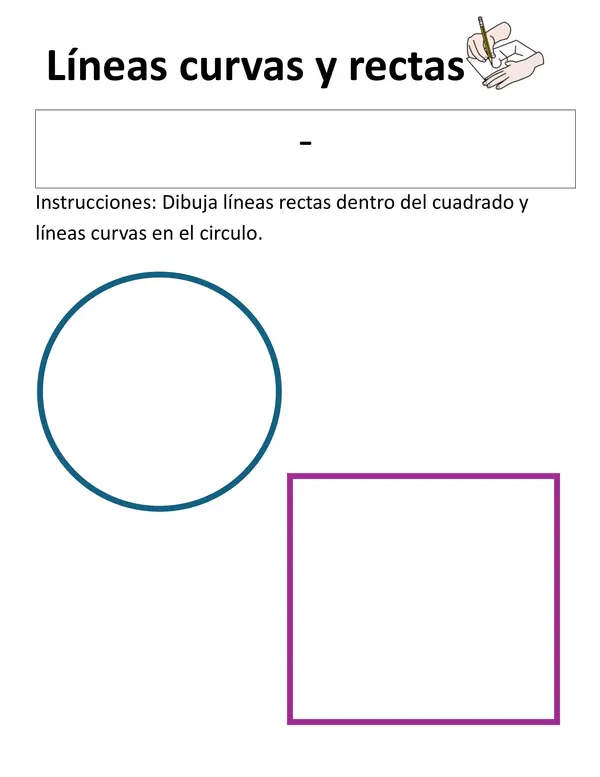 Algunas actividades de líneas rectas y curvas | profe.social