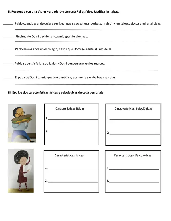 Guía del libro “ cuando grande quiero ser” | profe.social