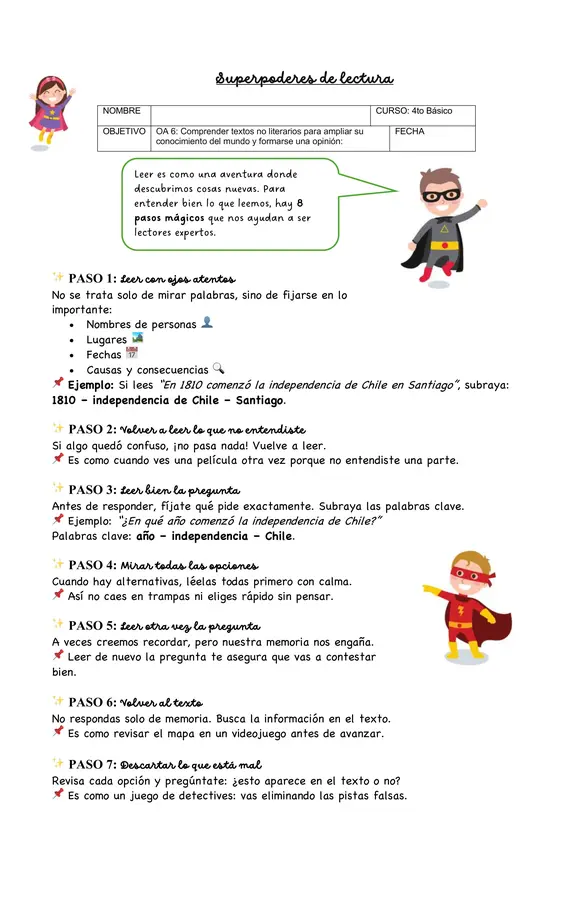 Superpoderes de la lectura | profe.social