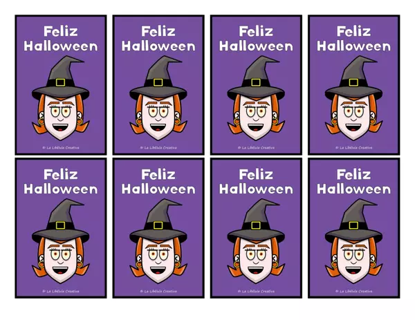 Tarjetas de Halloween Personajes Regalos Fiesta 1 | profe.social