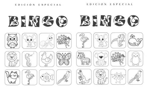 Bingo de animales | profe.social