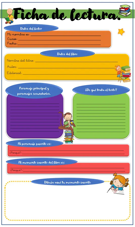 Ficha de lectura - Plan Lector | profe.social