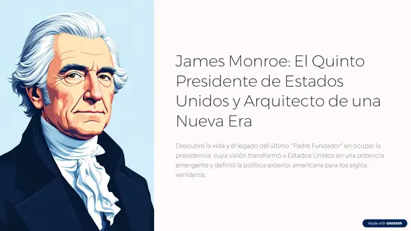 James Monroe (Quinto presidente de EEUU) | profe.social