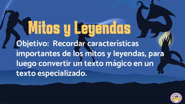 ppt mitos y leyendas para el electivo de lectura y escritura. | profe ...