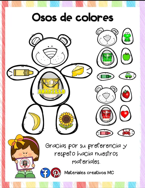 OSOS DE COLORES | profe.social