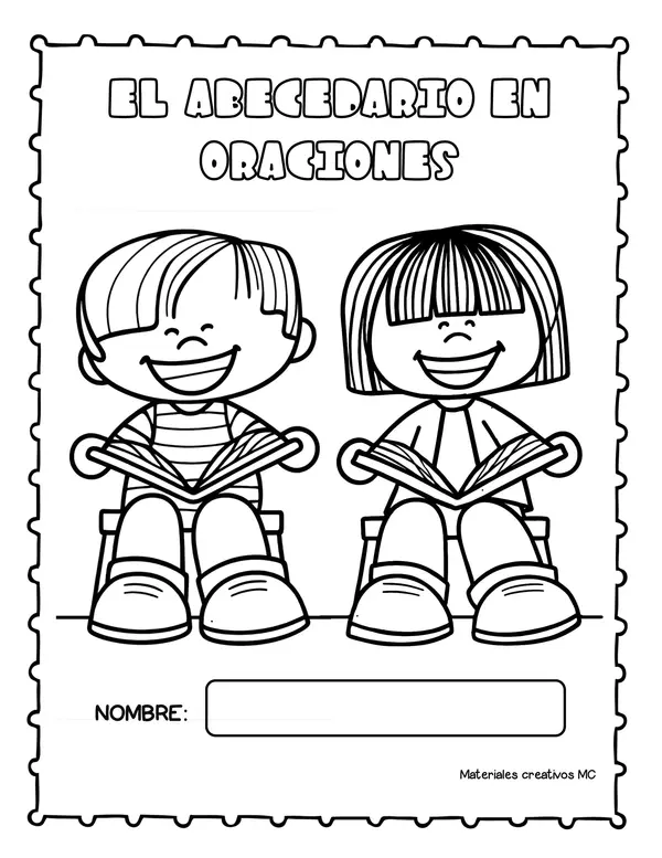 El Abecedario en Oraciones: ¡Traza, Colorea y Aprende! | profe.social