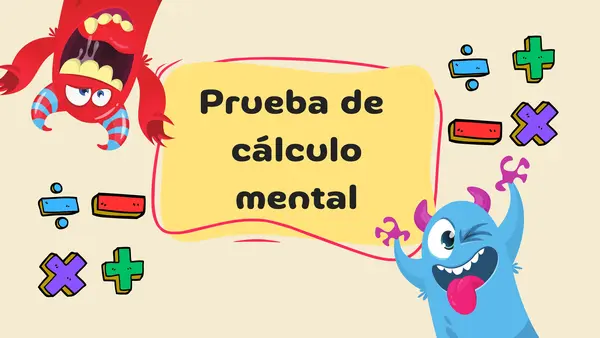 Cálculo mental | profe.social