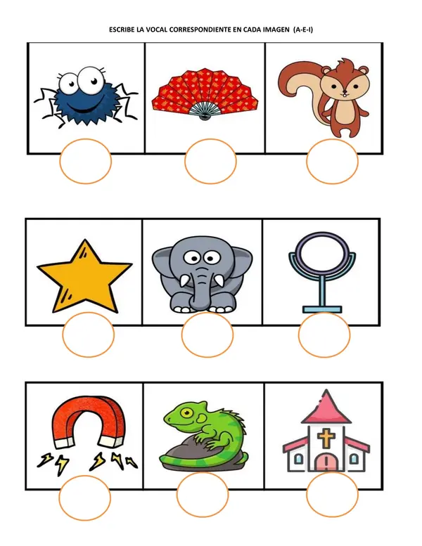 Sonido inicial vocálico | profe.social