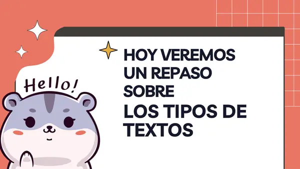TIPOS DE TEXTO | profe.social