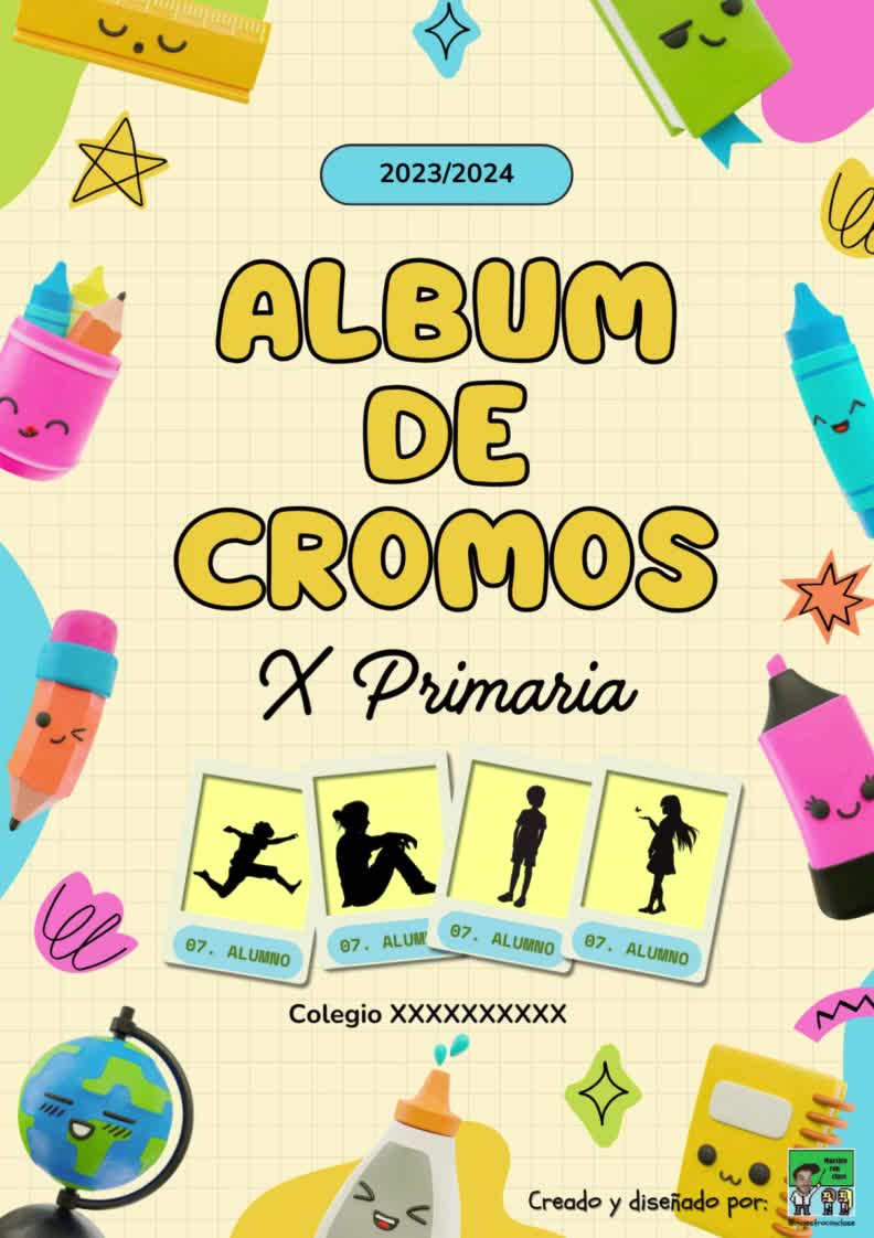 Album de cromos para clase | profe.social