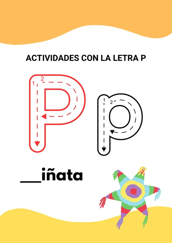 Actividad con la letra P | profe.social