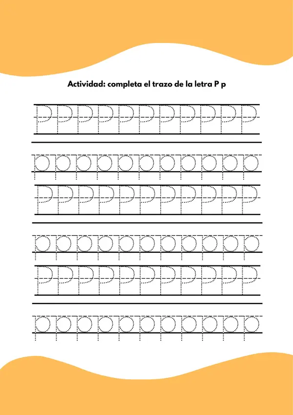 Actividad con la letra P | profe.social