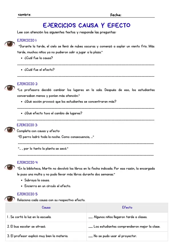 Causa y efecto | profe.social