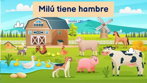 Cuento "Milú tiene hambre" | profe.social
