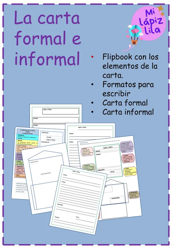 CARTA FORMAL E INFORMAL | profe.social