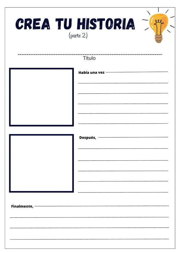 Escritura creativa - Inventa una historia parte 2 | profe.social