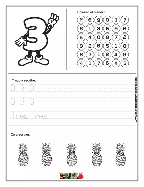 Cuadernillo de numeros | profe.social