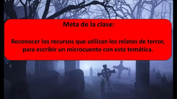 Relatos de terror | profe.social