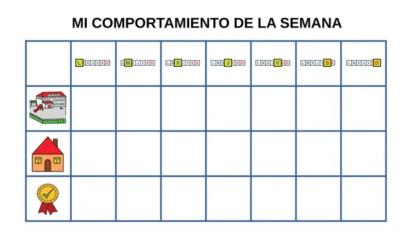 Tablero para trabajar conducta | profe.social