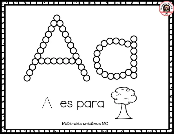 Abecedario con pompones | profe.social