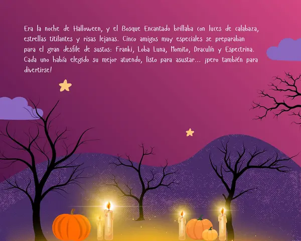 LIBRO RECORTABLE - LA NOCHE DE LOS SUSTOS PERDIDOS | profe.social