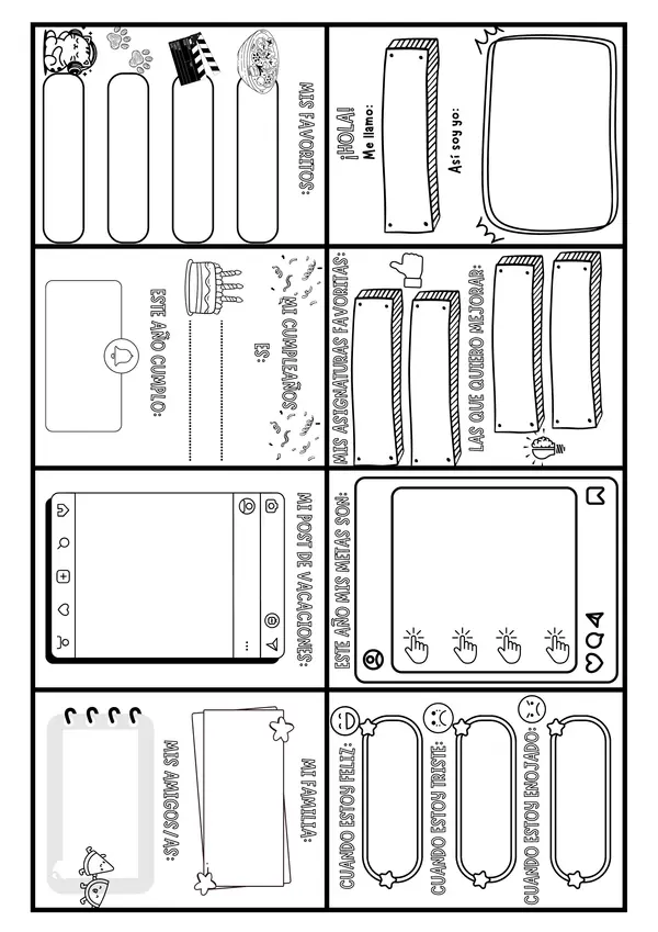 Mini libro "Primer Día de Clases" | profe.social