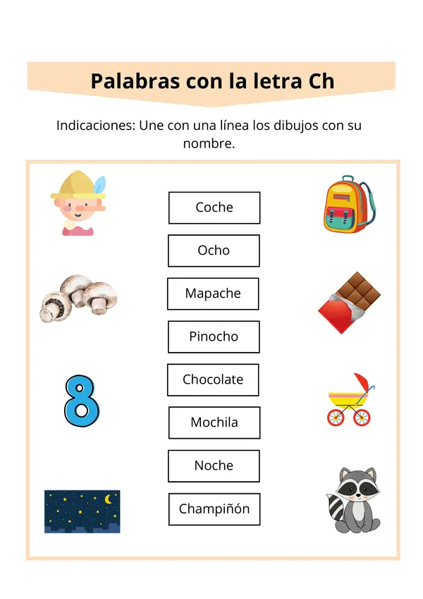 Palabras con Ch | profe.social