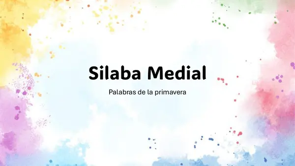 SILABA MEDIAL | profe.social