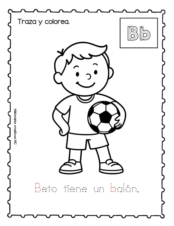 El Abecedario en Oraciones: ¡Traza, Colorea y Aprende! | profe.social