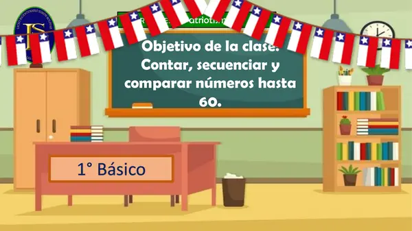 Números hasta 60 - fiestas patrias" | profe.social