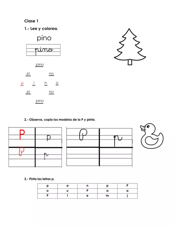 Lección pino | profe.social