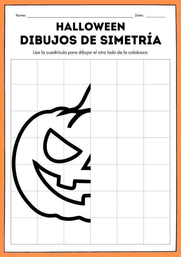 Dibujos de simetría | profe.social
