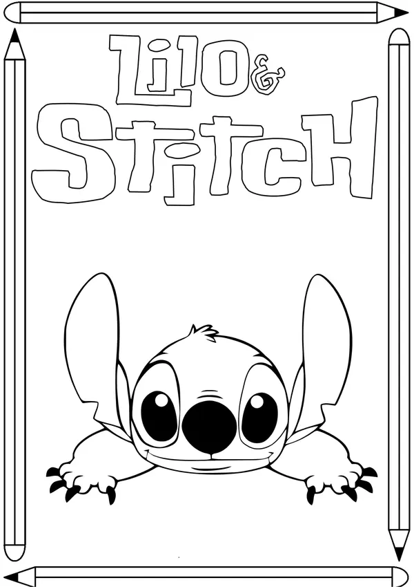 Libro para colorear de Lilo y Stitch | profe.social