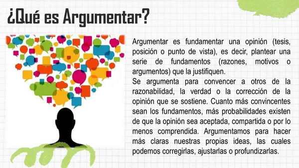 PPT - La argumentación | profe.social