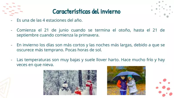 ¡Descarga material para darle la Bienvenida al Invierno! | profe.social