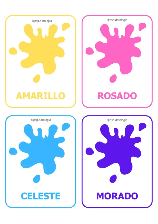 Fichas de colores | profe.social