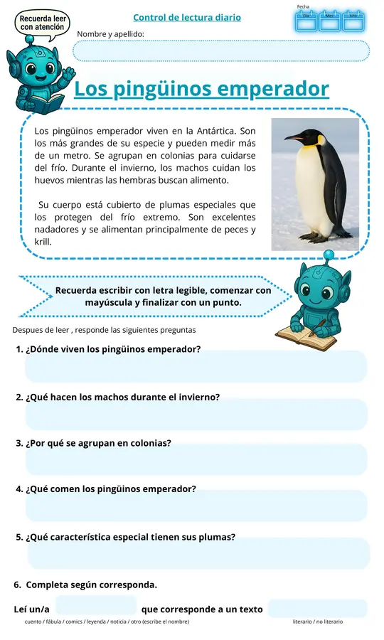 Comprensión lectora | profe.social