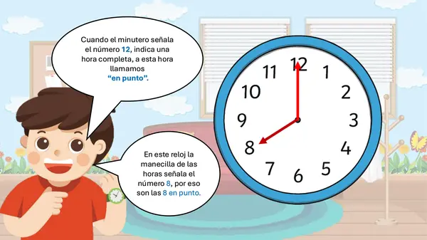 PPT Aprendamos la hora en reloj analógico | profe.social